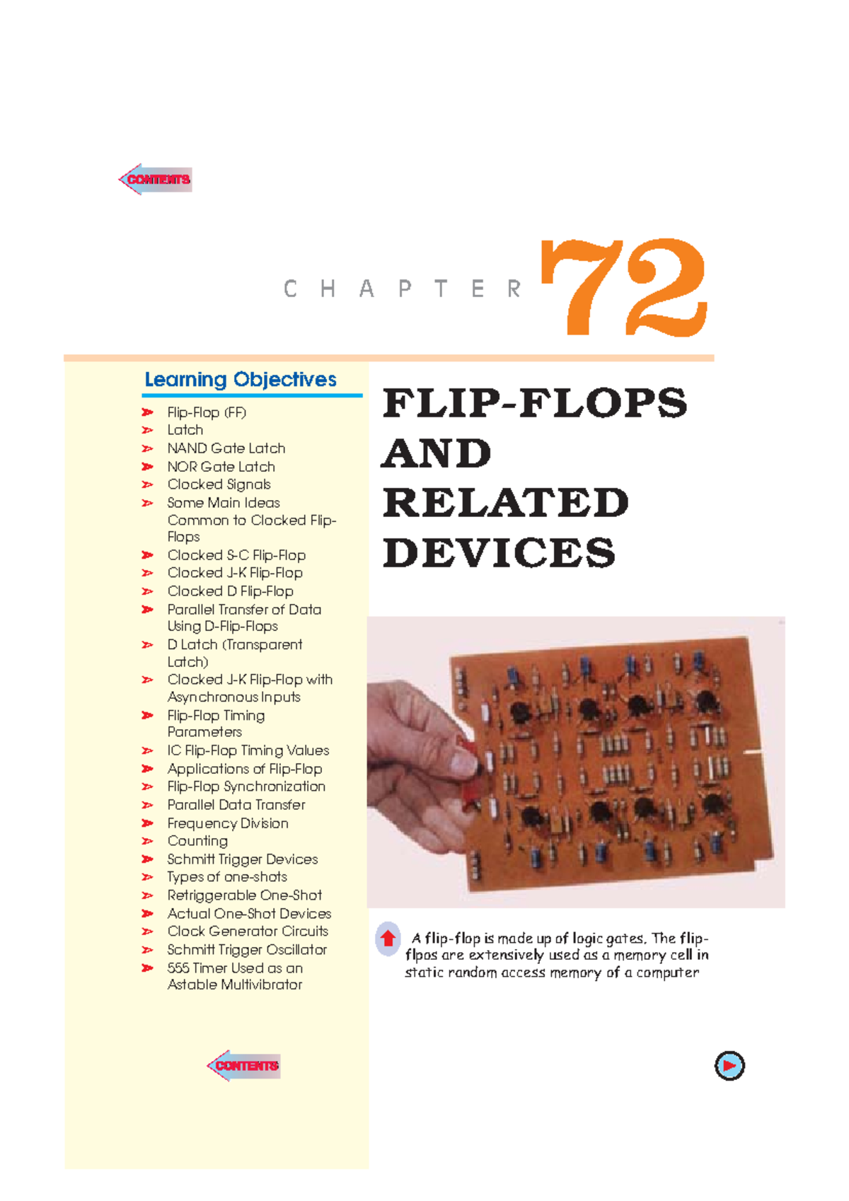 Ch-72 - summary and notes - FLIP-FLOPS AND RELATED DEVICES 72 C H A P T ...