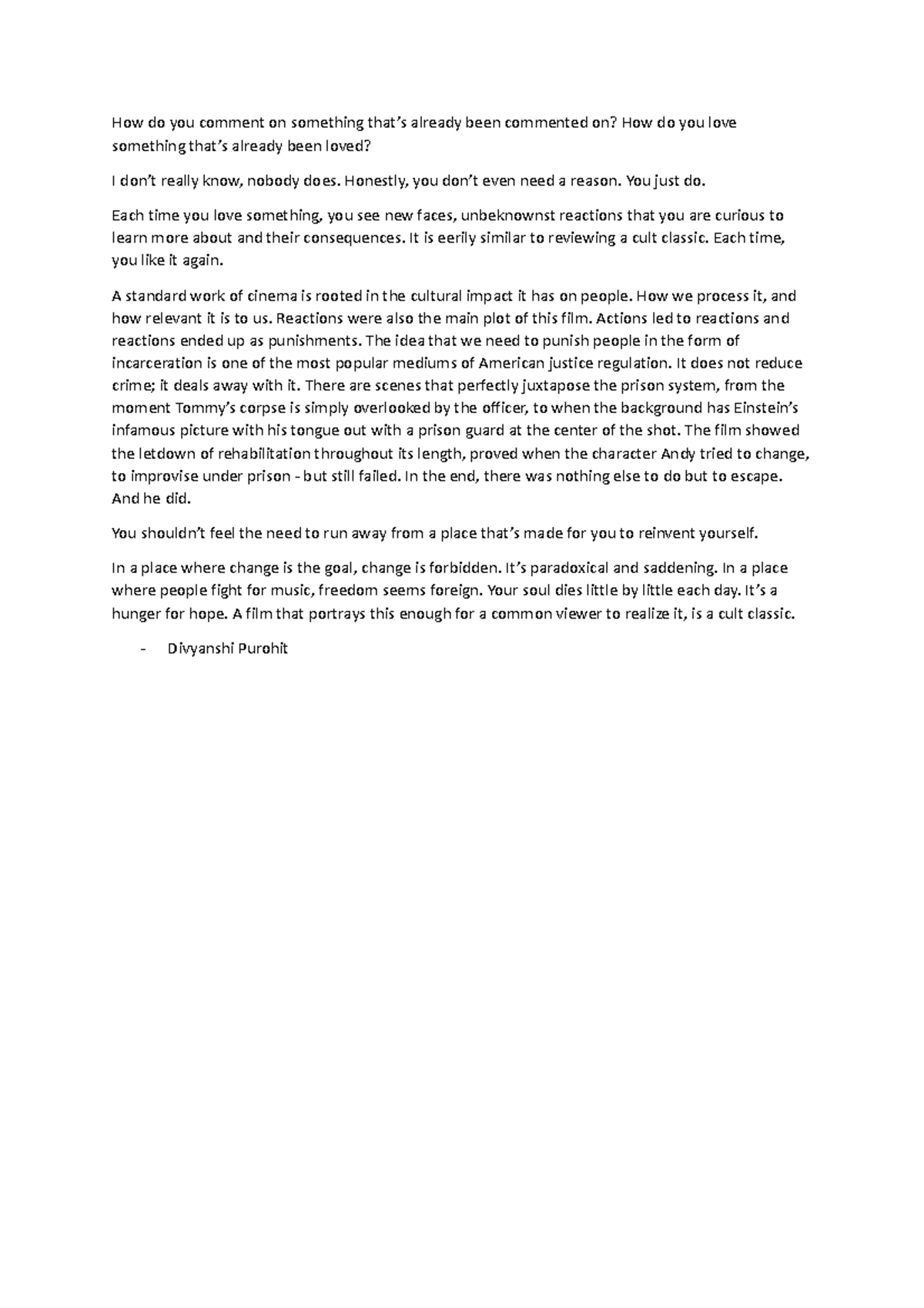 TSR-review - How do you comment on something that’s already been ...