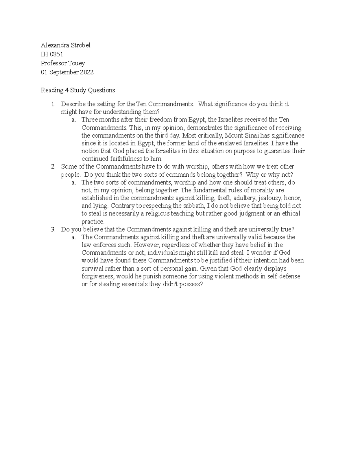 IH 0851 Reading 4 Study Questions 9 1 - Alexandra Strobel IH 0851 ...