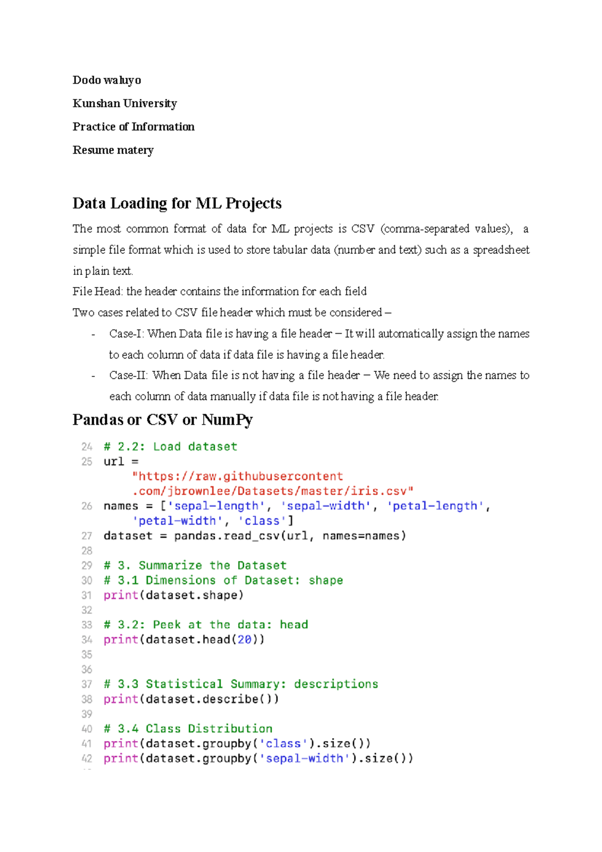 Dodo waluyo assignment POI Machine learning week 4 resume 3 - Dodo waluyo Kunshan University ...
