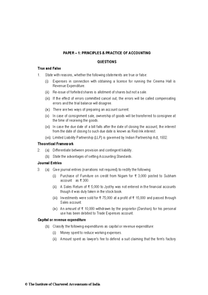 Schedule III - Division 1 - GUIDANCE NOTE ON DIVISION I – NON IND AS ...