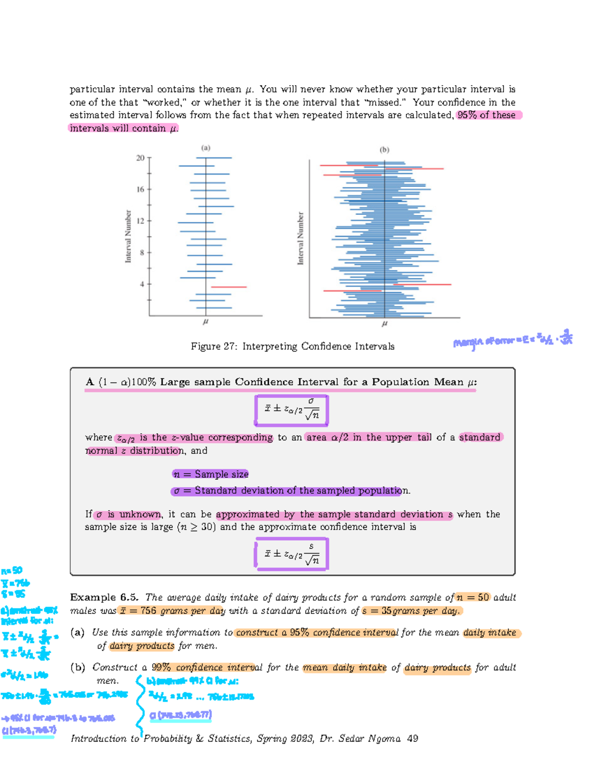 Lecture Note 2 - Inferential Stats - particular interval contains the ... Lecture Note 2 - Inferential Stats - particular interval contains the ...