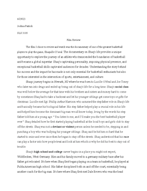 Interpretation of Meaning- Intro to Film - Ways of addressing film o ...