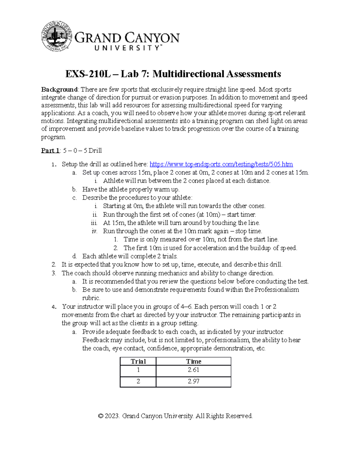 EXS 210 L RS Lab7 - Lab 7 - EXS-210L – Lab 7: Multidirectional ...