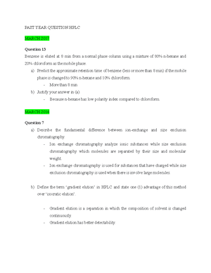 Tutorial 2 - yhanani/CHM260/T TUTORIAL CHM CHAPTER 2 Name the suitable ...