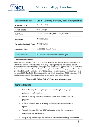Lecture-17 (Time Series Analysis) - TIME SERIES ANALYSIS Lecture- 1 Example – 01: Fit a - Studocu