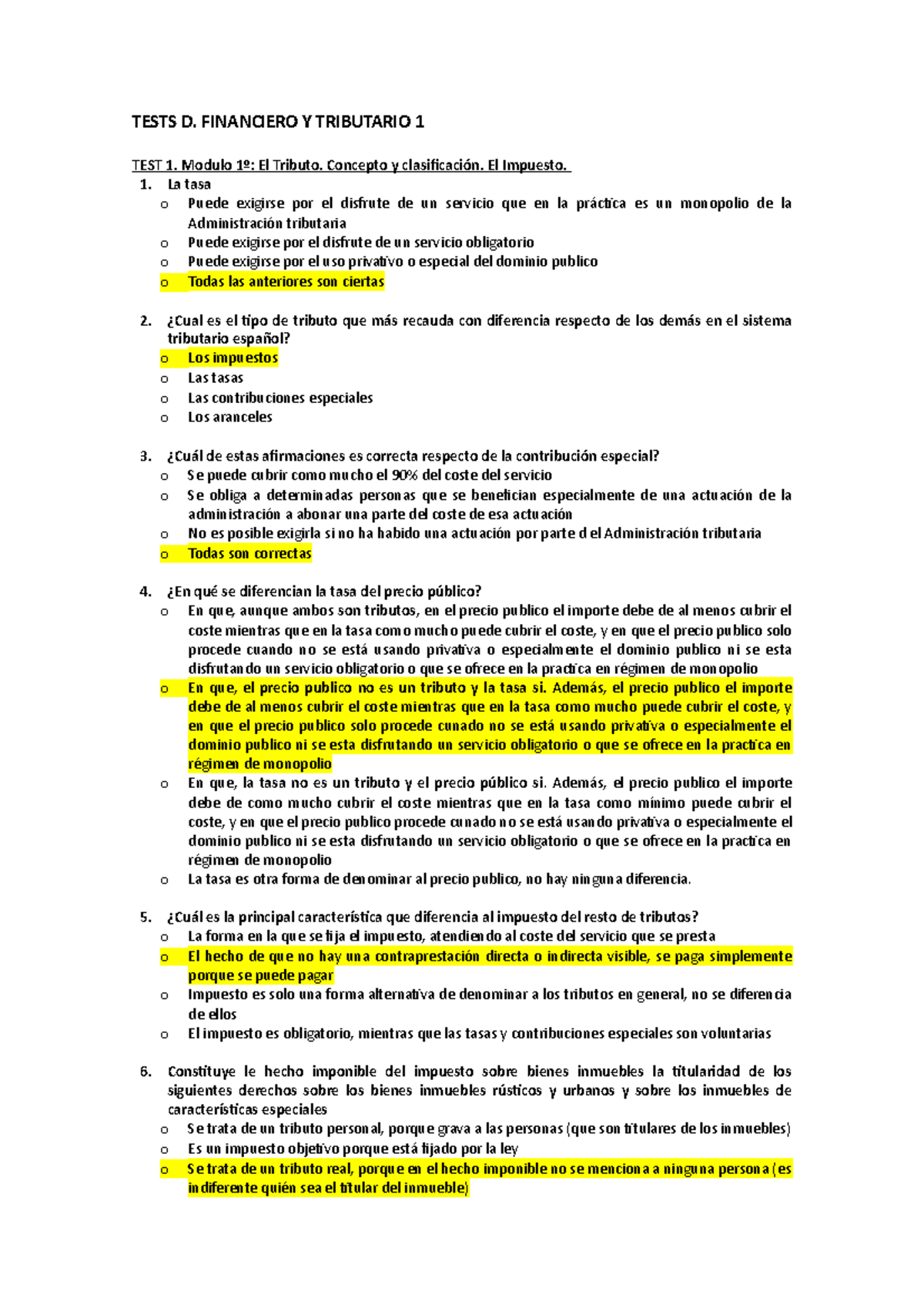 Tests D - preguntas de examen tipo test uao ceu - TESTS D. FINANCIERO Y ...