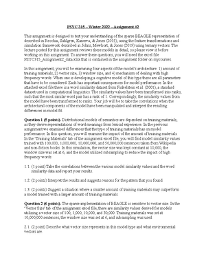 PSYC 315 Week4 L01 - SLIDES - So today we're going to be looking at this paper. By myself and my ...