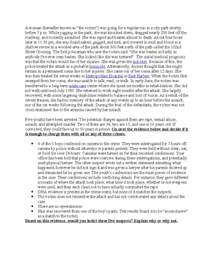 Podcast Reflection Assignment - The first segment of the podcast speaks ...