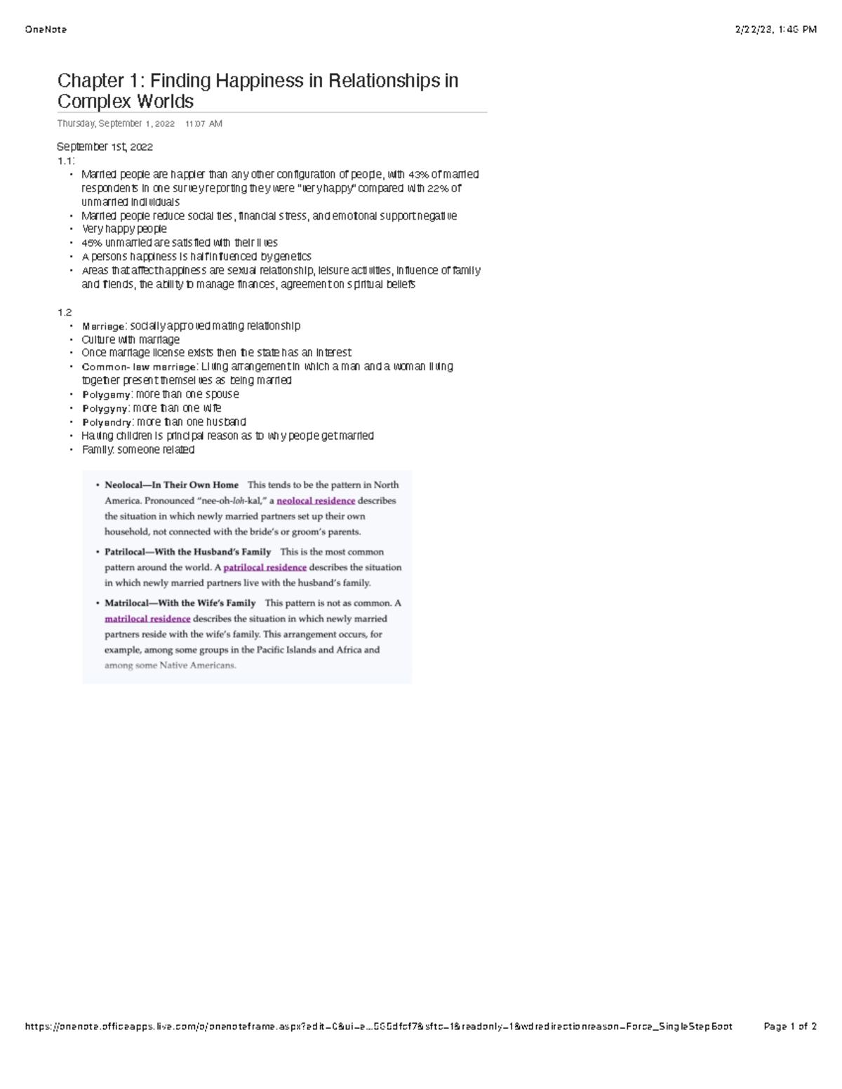 Chapter 1 Notes - OneNote 2/22/23, 1:46 PM - Studocu