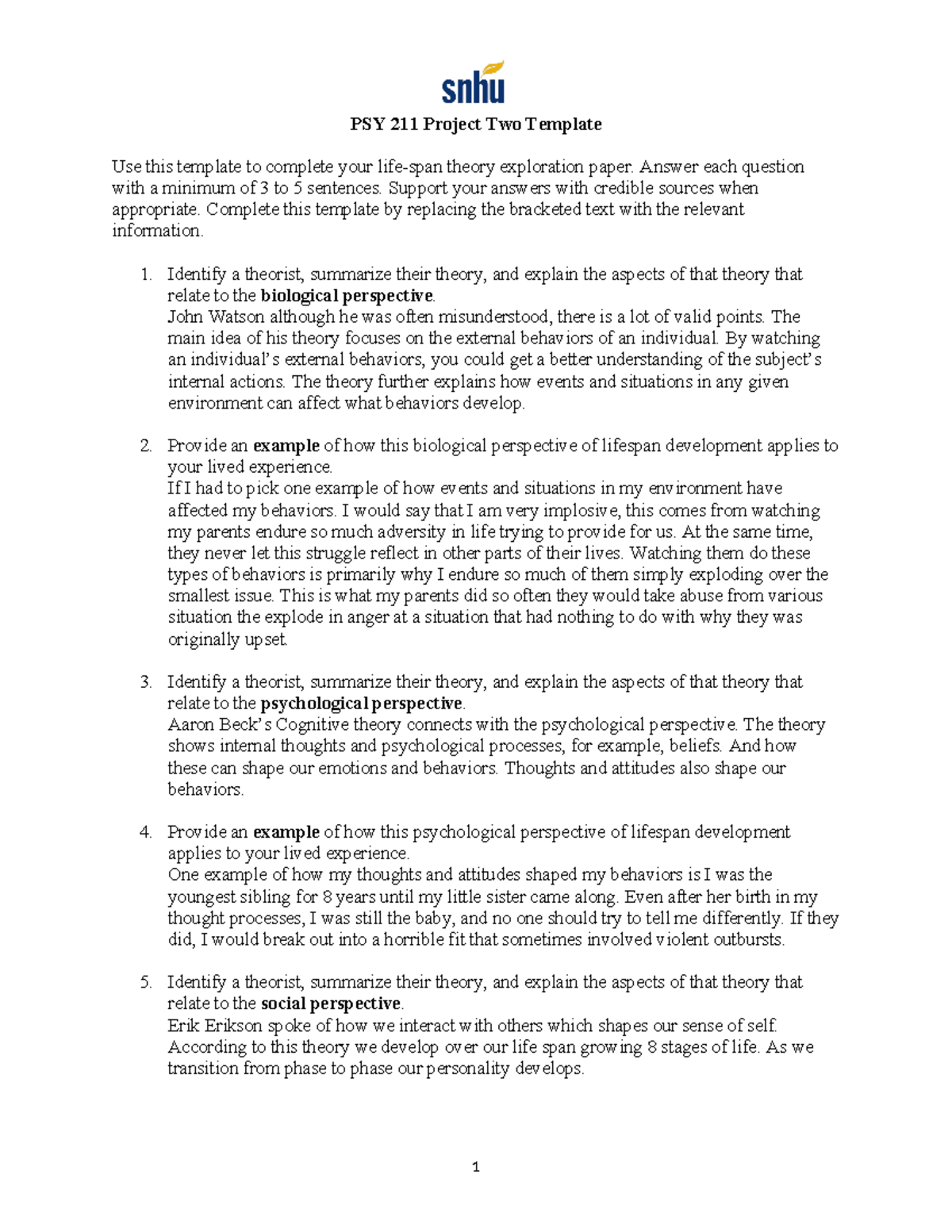 PSY 211 Project Two - coursework - PSY 211 Project Two Template Use ...