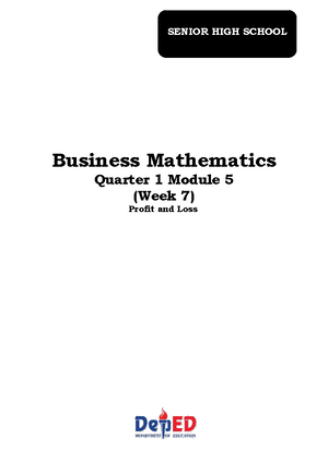 4 Q1 General Mathematics - ii SHS Core Subject General Mathematics ...