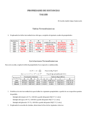 Tablas prop termo van wylen - TABLA A Propiedades termodinámicas del ...