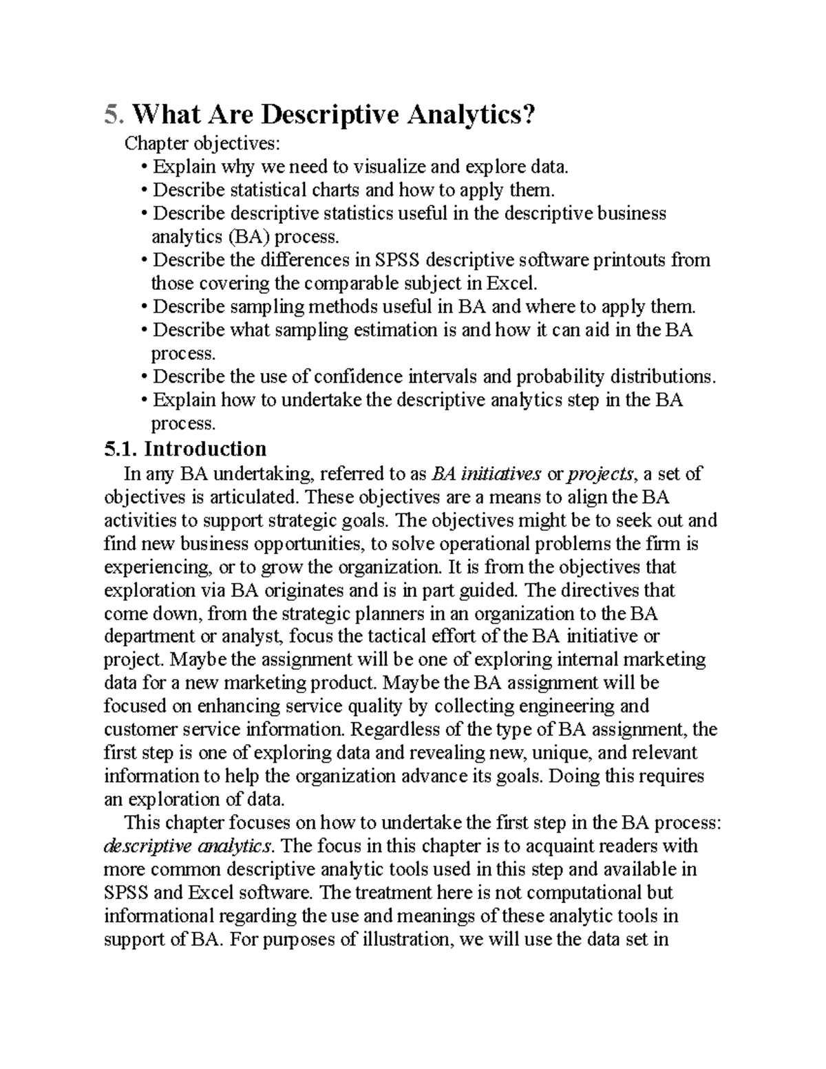 UNIT-3 Descriptive Statistics - 5. What Are Descriptive Analytics ...