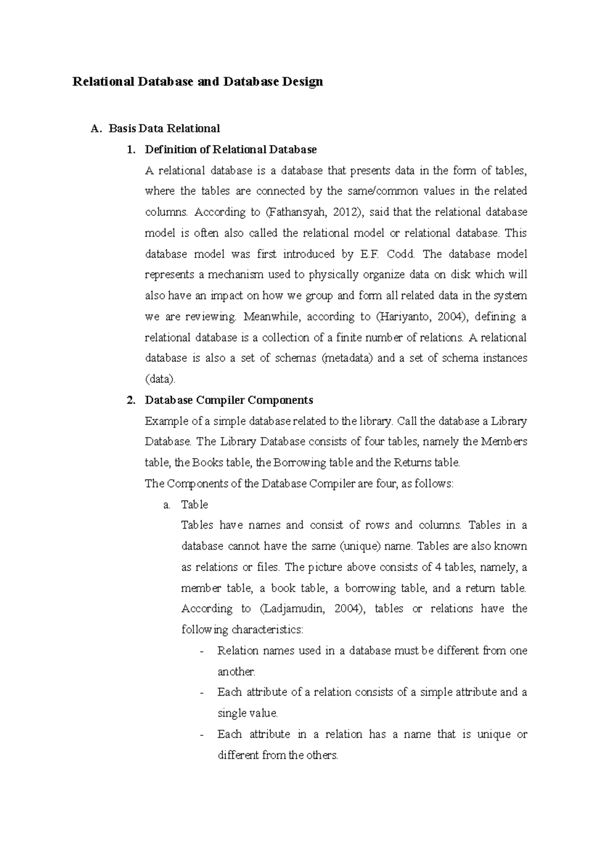 Relational Database and Database Design - Basis Data Relational 1 ...