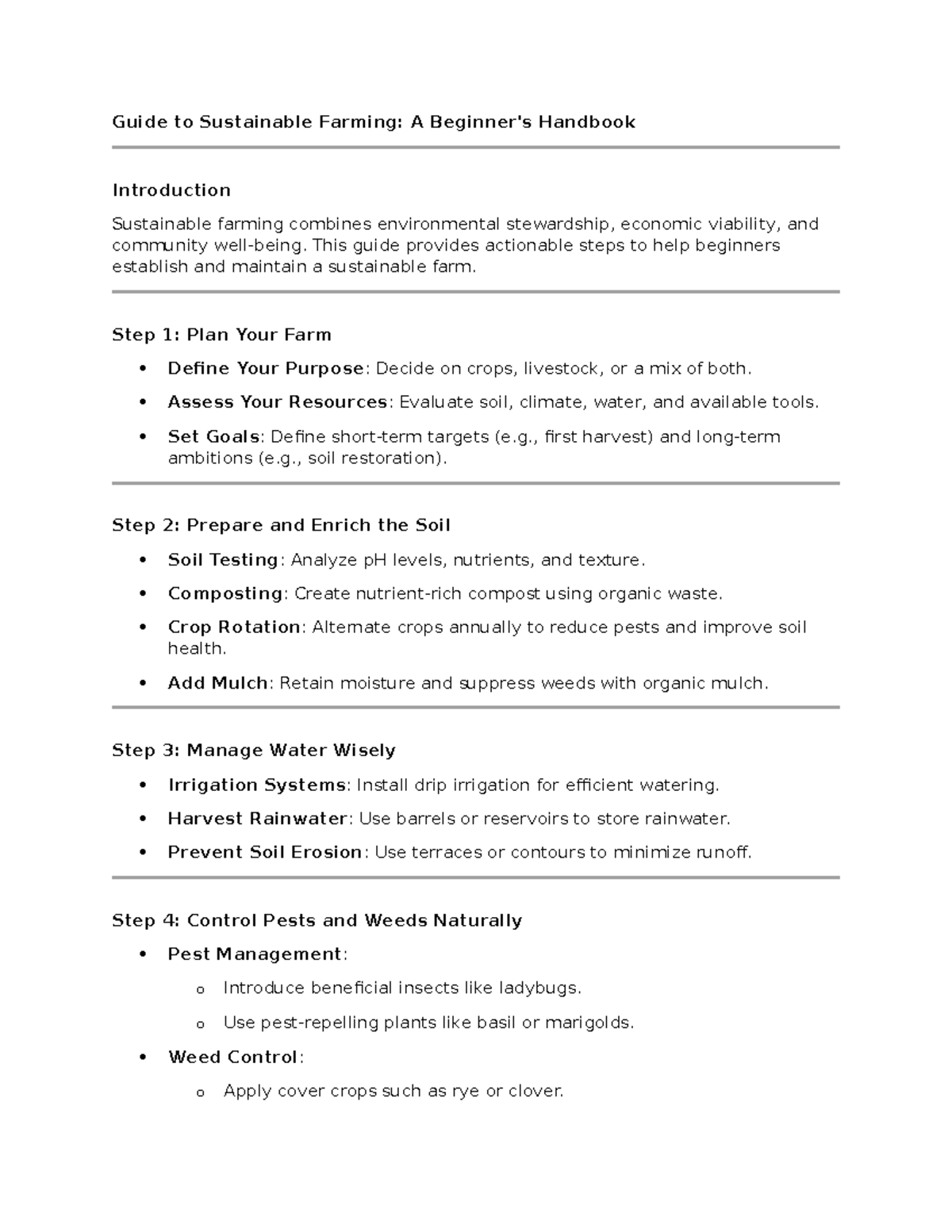Guide to Sustainable Farming - stu stu - Guide to Sustainable Farming ...
