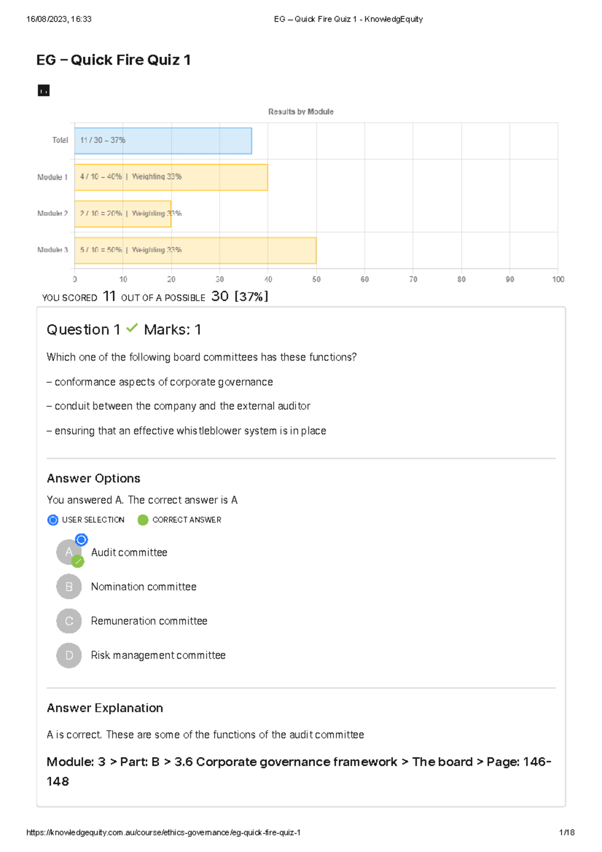 EG – Quick Fire Quiz 1 - Knowledg Equity - EG Quick Fire Quiz 1 YOU ...