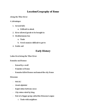 School and Clothing - Covers the history of ancient Rome from its ...