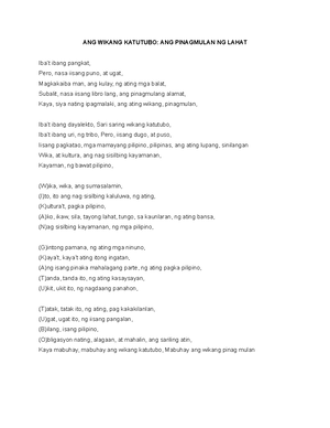 Mini task UCSP - social science letter - 892, Rizal St. Poblacion ...