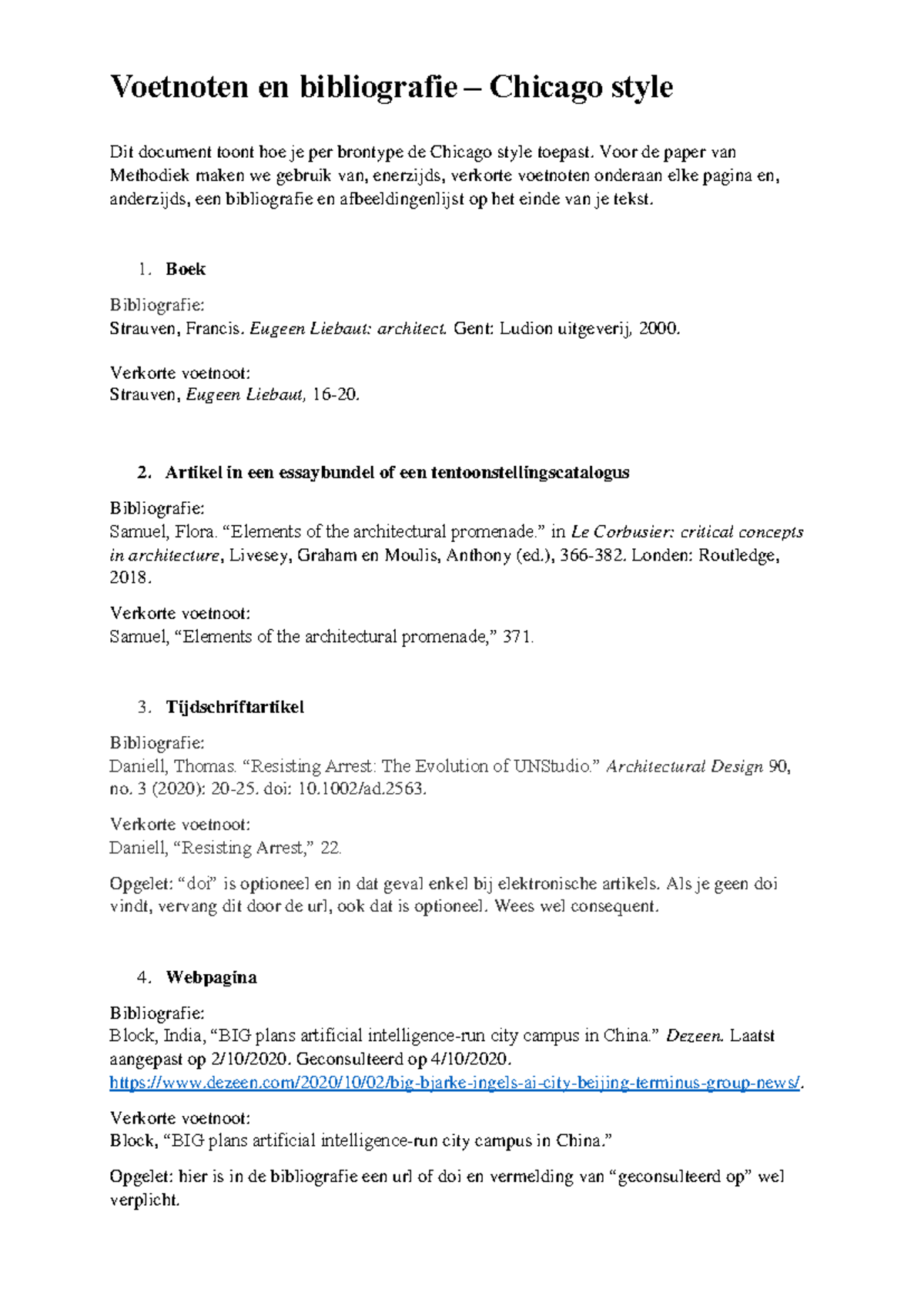 Bronnen noteren volgens Chicago Style - Voetnoten en bibliografie ...