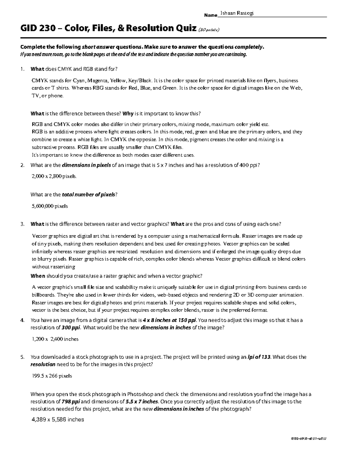 Work10 - Project 1 GID230 - t0108–o0420–a0321–su Name GID 230 – Color, Files, & Resolution Quiz ...