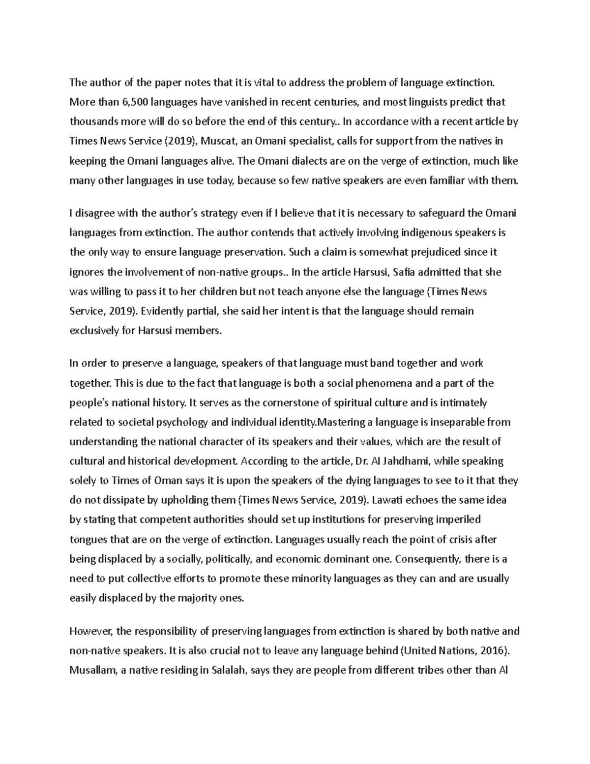 the responsibility of preserving languages essay - The author of the ...