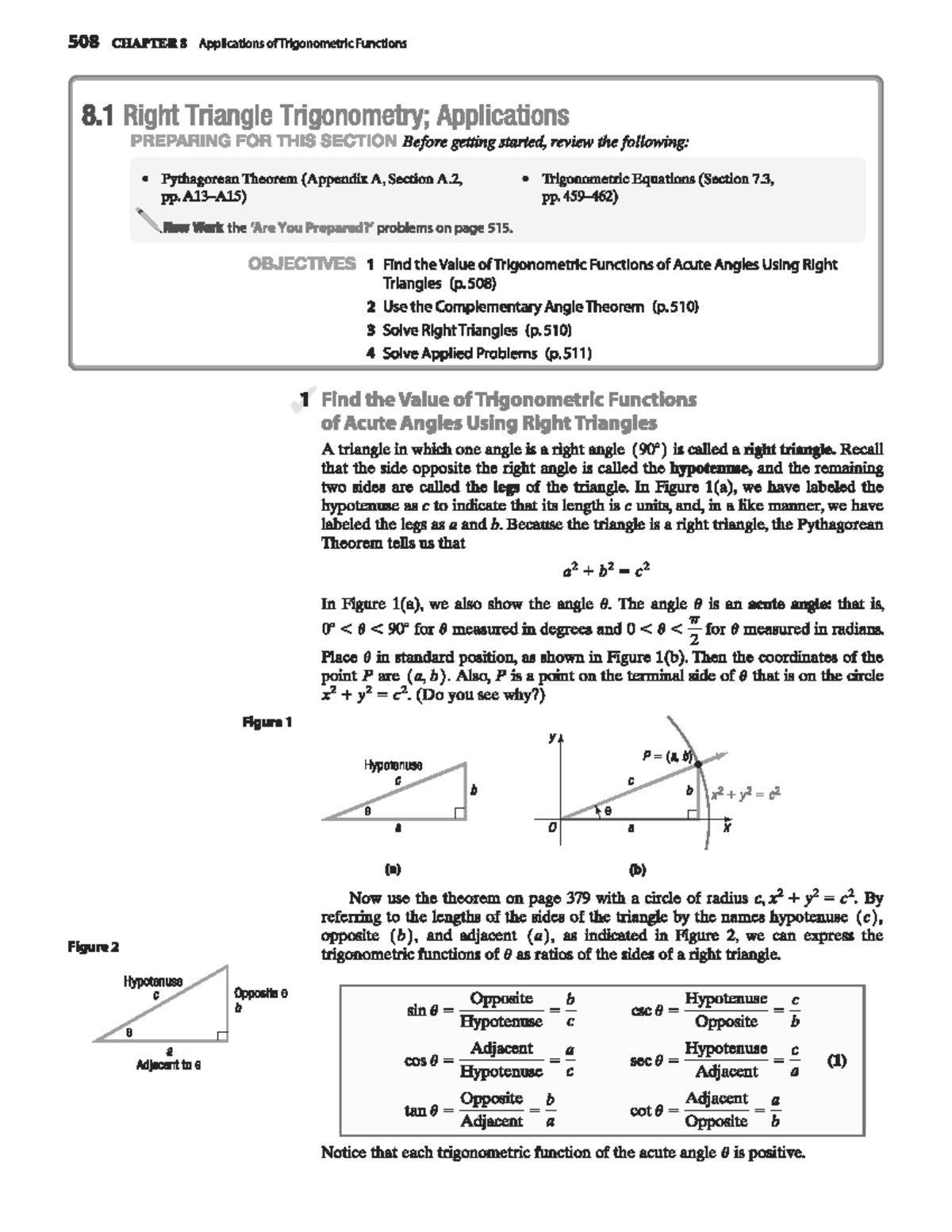 Textbook 8 - irdyckgjv - 508 CHAPTER 8 Applications of Trigonometric ...