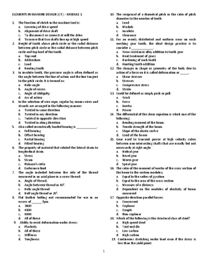 603 SET E - PROBLEMS SETS - aterials Engineering: 1. Which of the ...