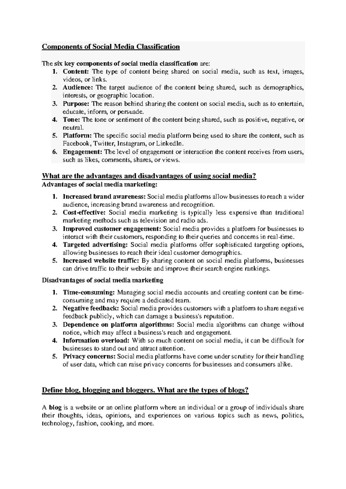 Unit 2 Digital - Complete detailed notes on D&SMM - Components of ...