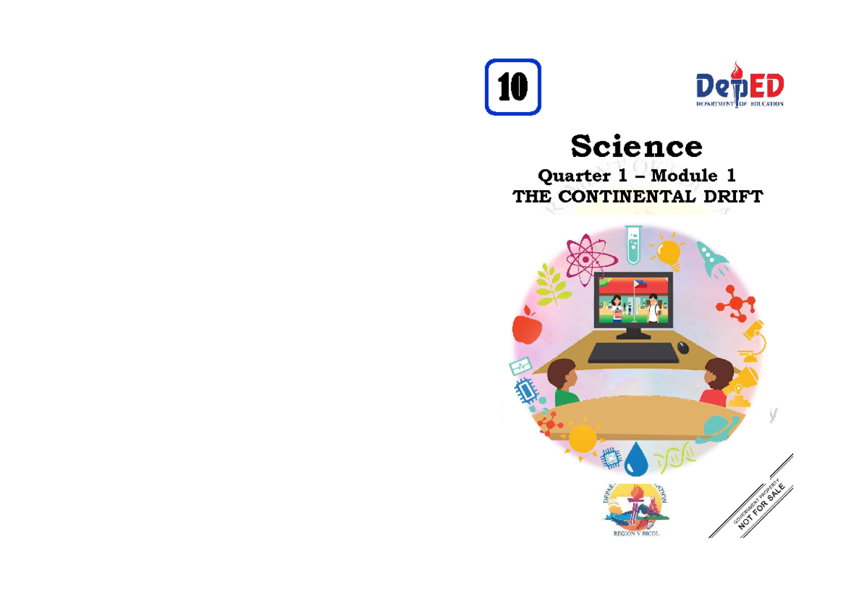 Module-1- Science 10 - Science Quarter 1 – Module 1 THE CONTINENTAL ...