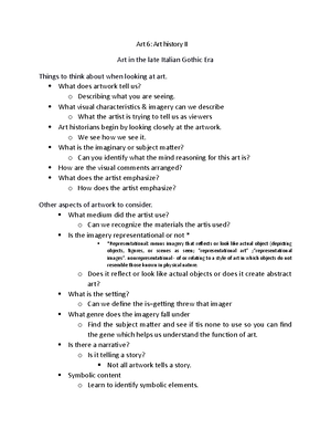 Art 6 Early Northern Renaissance - Art 6: Art history II Ealy Northern ...