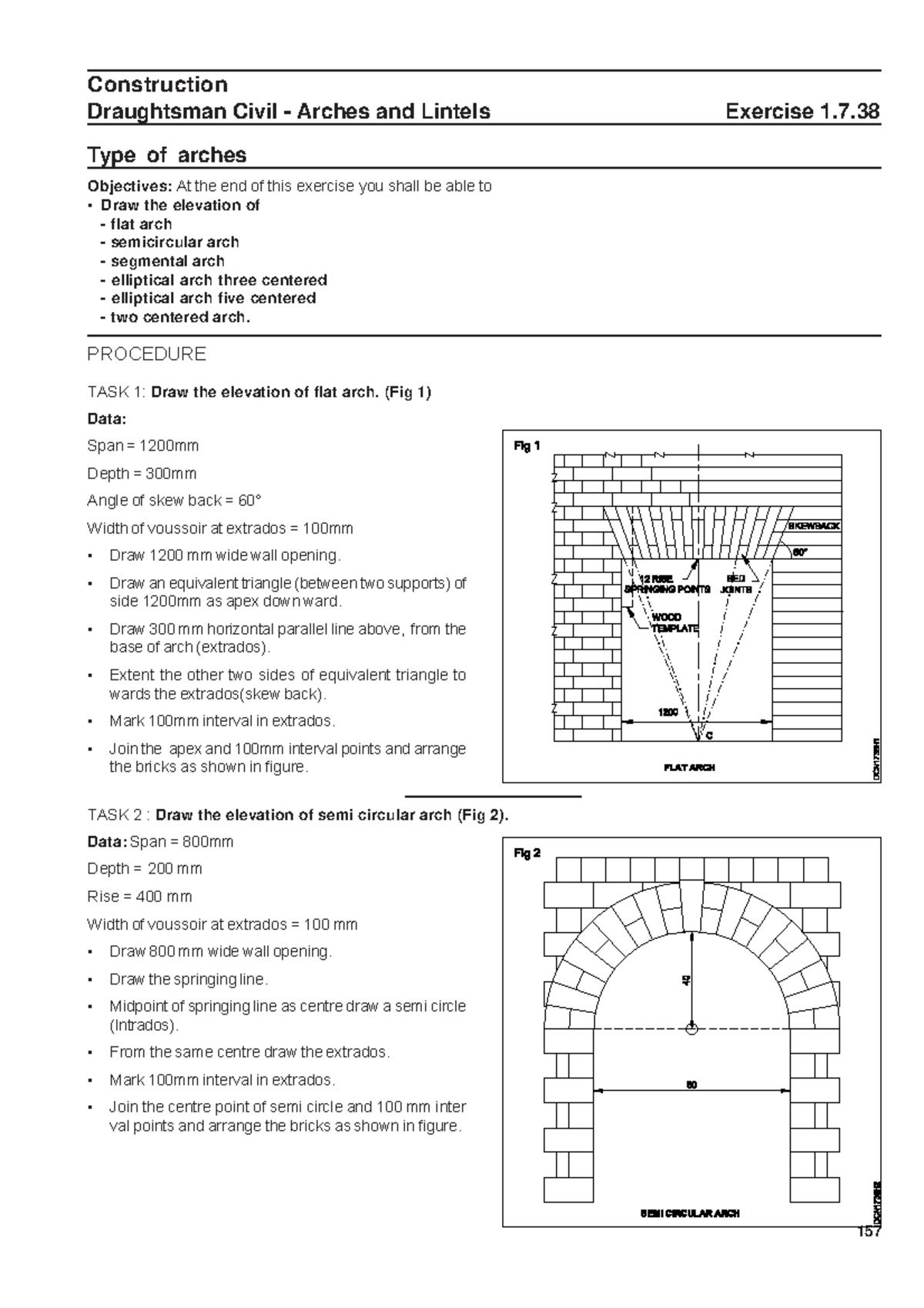 Arches AND Lintels - Construction Draughtsman Civil - Arches and ...