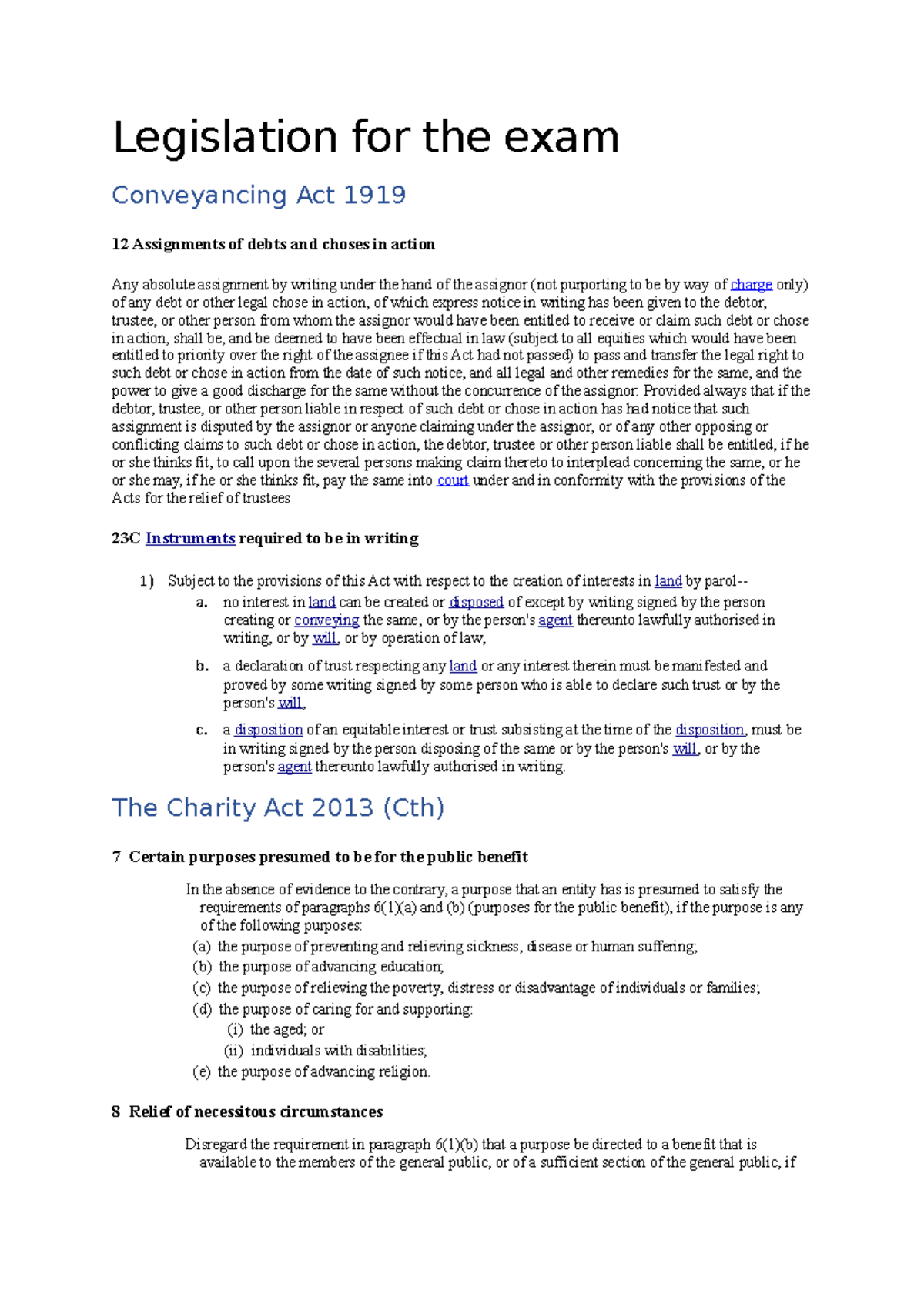 Legislation For The Exam E T Legislation For The Exam Conveyancing legislation-for-the-exam-e-t-legislation-for-the-exam-conveyancing