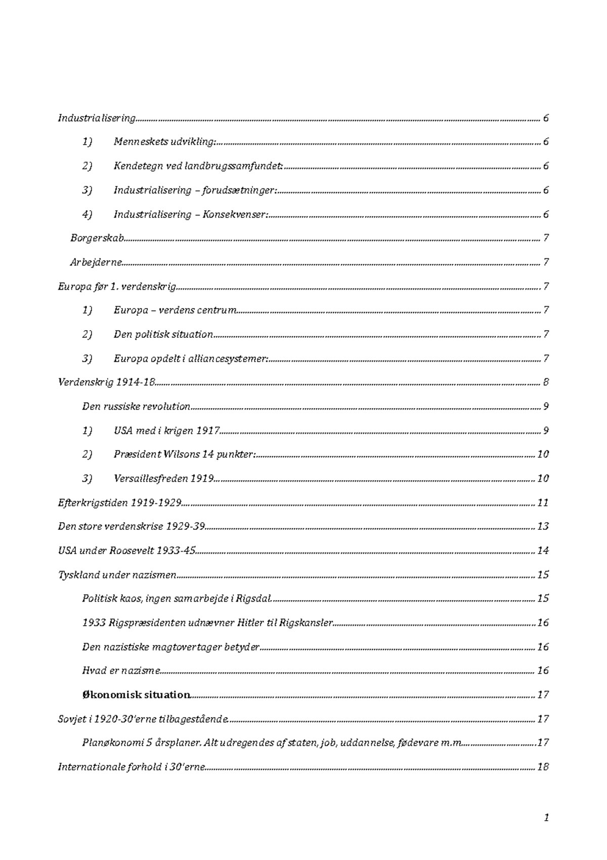 Historie-B-niveau noter - - Studocu