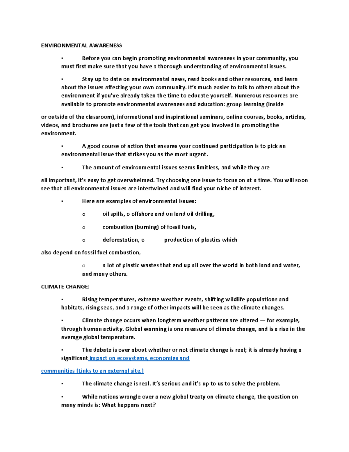 Environmental Awareness - Stay up to date on environmental news, read ...