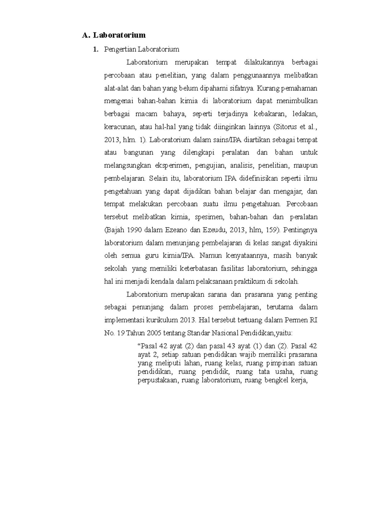 Laboratorium - A. Laboratorium Pengertian Laboratorium Laboratorium ...