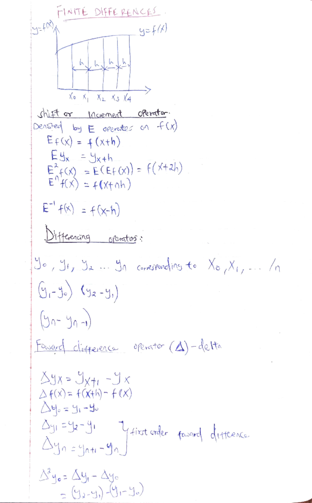 Numerical analysis - Finite difference s - f- 1 Nnf:, D\rFf- 9 - {:N ...