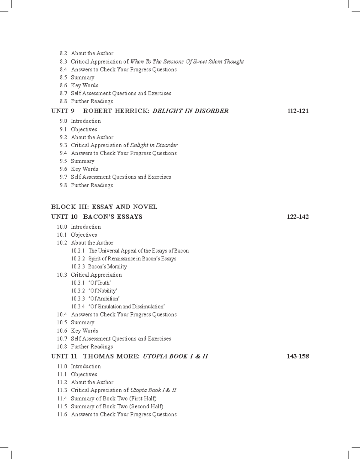 UG B.A. English sem 1-6 - Lecture notes 4 - 8 About the Author 8 ...