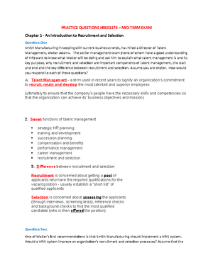 Chapter 4. Job analysis and competency models Summary - Chapter 4 ...