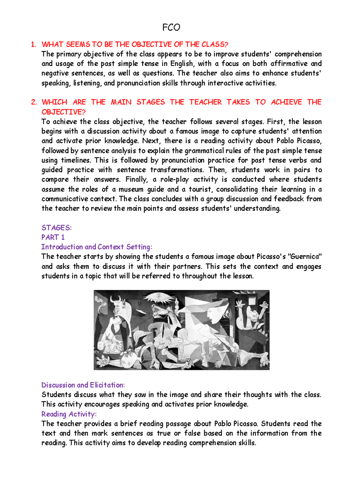 FCO-MET5 - Portfolio - FCO 1. WHAT SEEMS TO BE THE OBJECTIVE OF THE ...