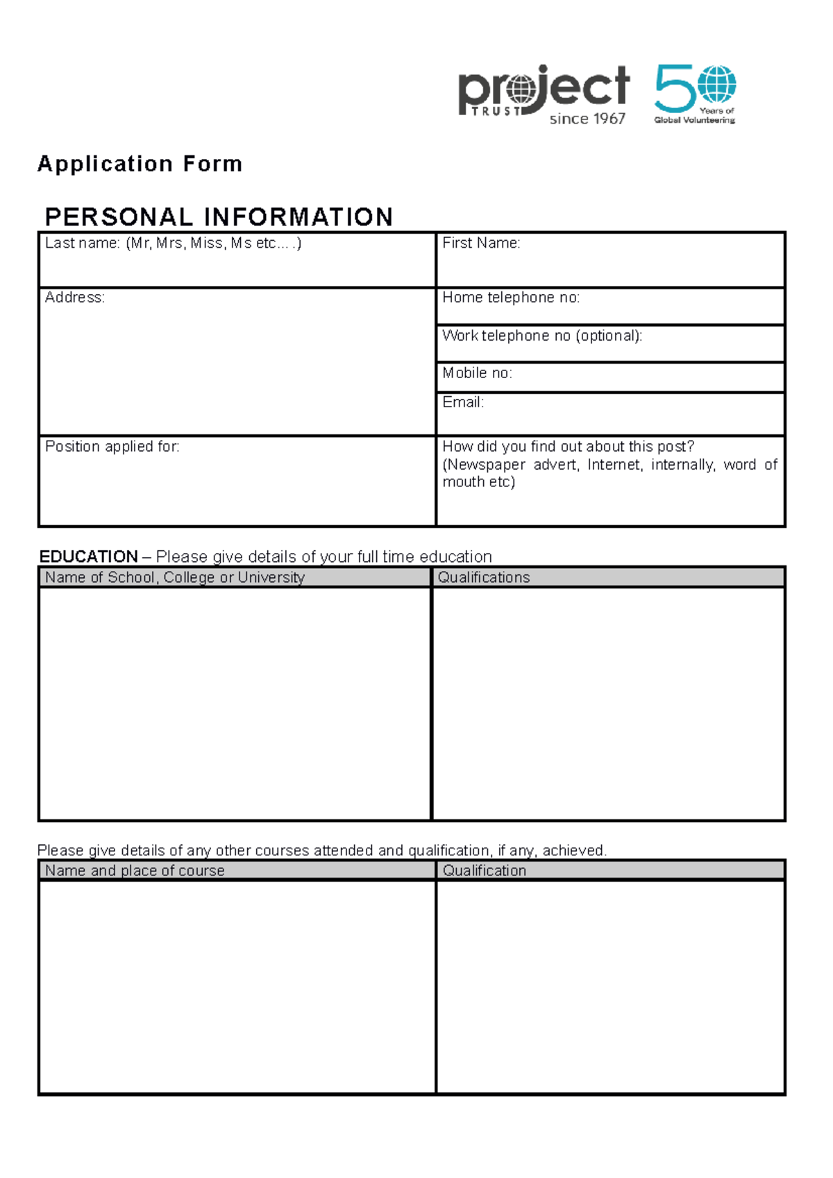 Project trust staff application form 2023 2023 09 28 03 29 23 pm ...