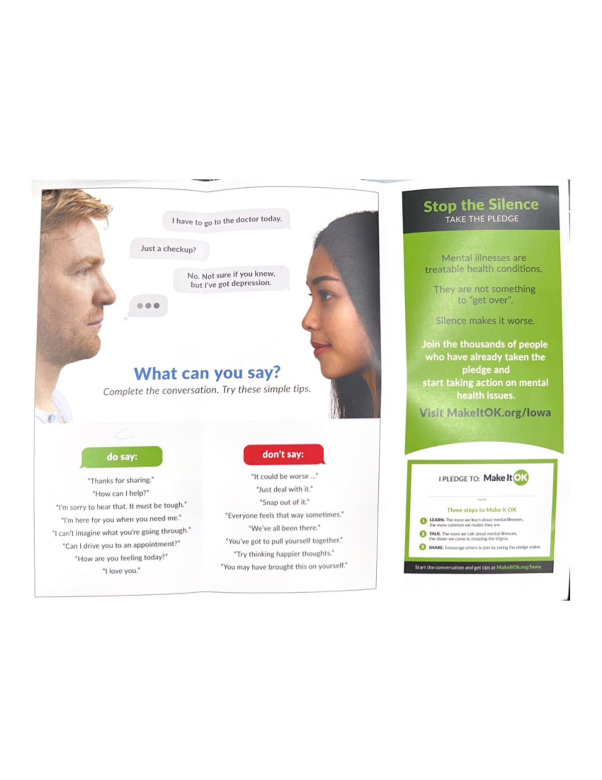 What can you say - Lecture - Stop the Silence I have to go to the ...