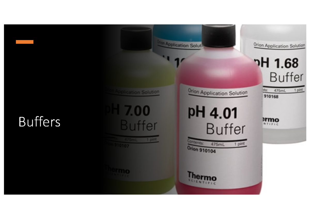 Buffers-2 - buffers class notes - Buffers Learning objectives ...