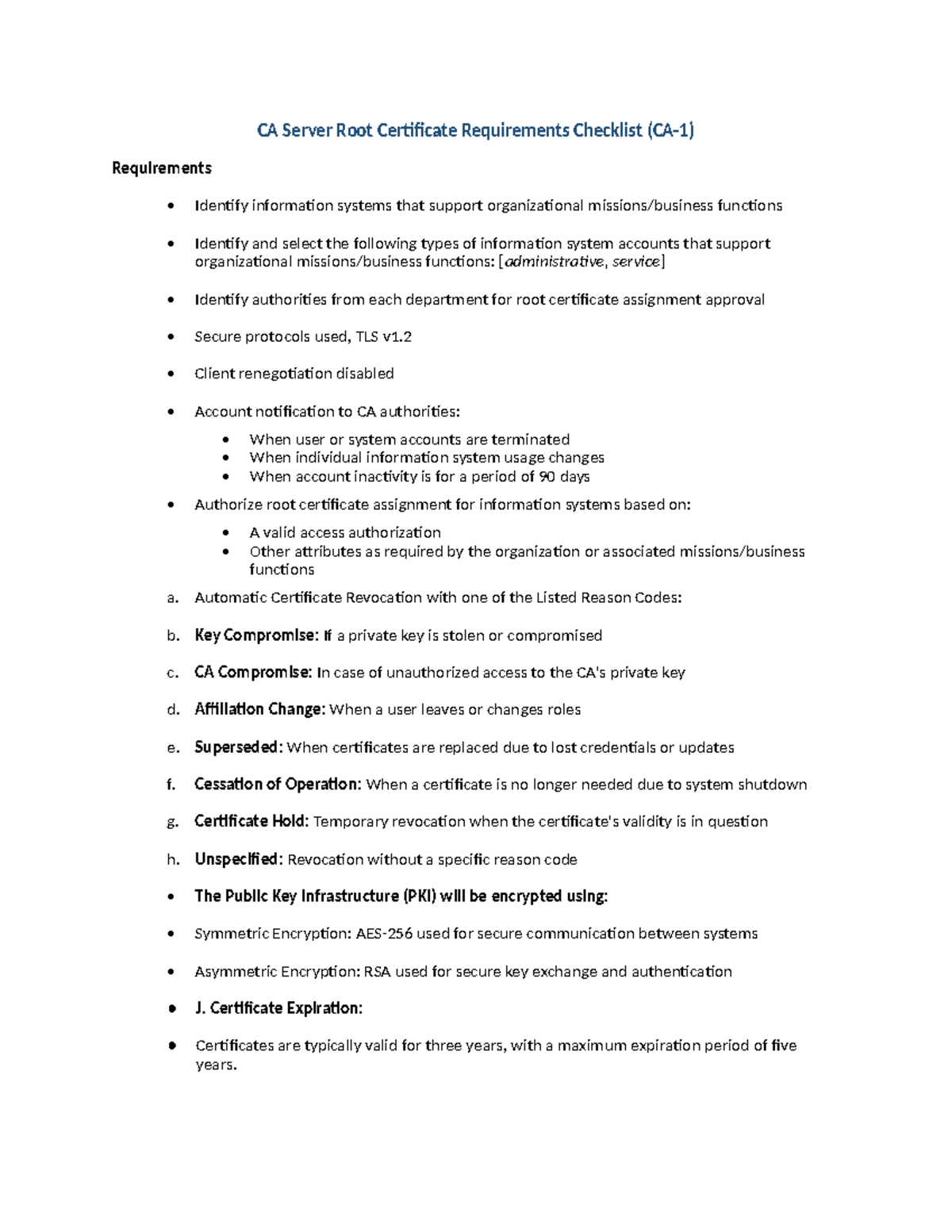 CYB 300 Milestone Two Checklist (1) - CA Server Root Certificate ...