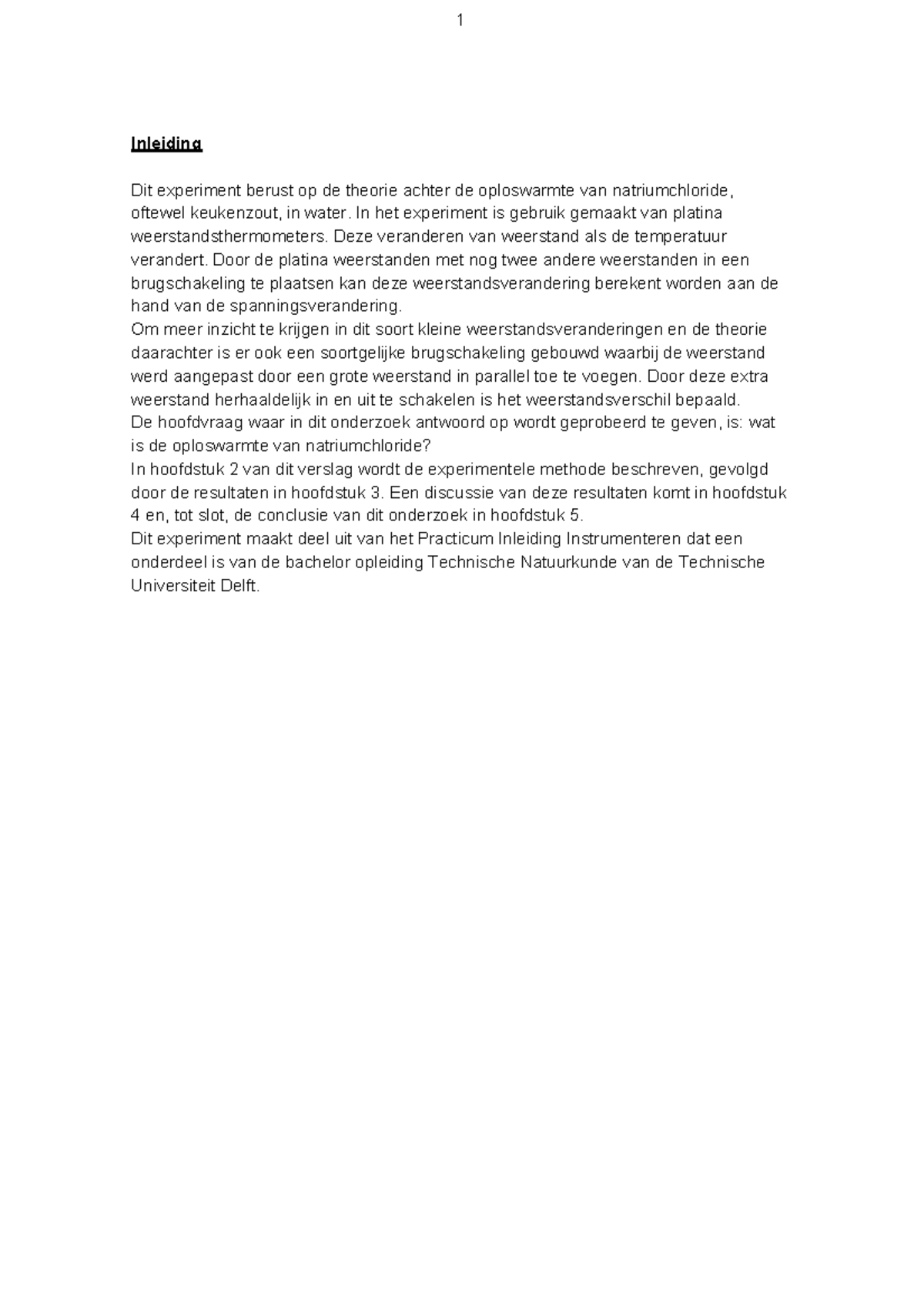 Verslag II 3 - 1 Inleiding Dit experiment berust op de theorie achter ...