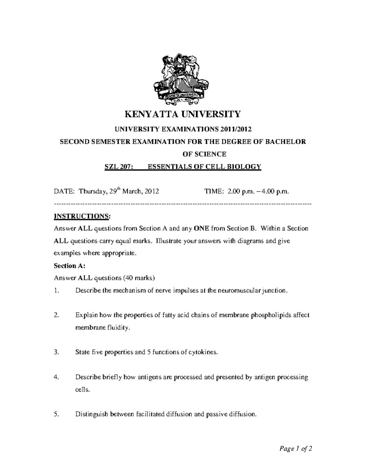 SZL2072012 0329 - Assignment - KENYATTA UNIVERSITY UNIVERSITY ...
