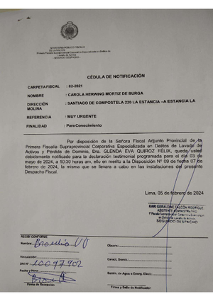 Violación AL Secreto DE LAS Comunicaciones - AL SECRETO DE LAS COMUNICACIONES KEVIN ANGEL PUCCIO ...
