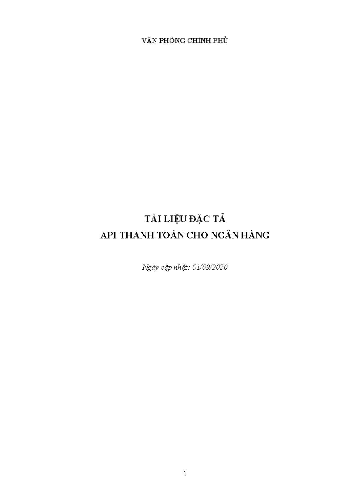 Tai Lieu Huong Dan-Payment Platform API Bank v5 - VĂN PHÒNG CHÍNH PHỦ ...