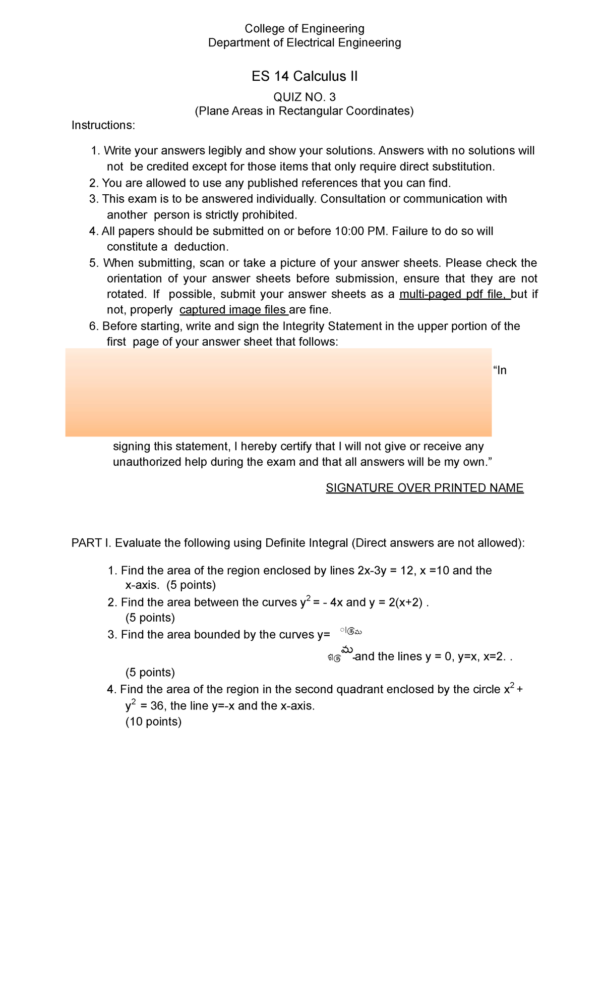 QUIZ CHAPTER 4 HUREM - College of Engineering Department of Electrical ...