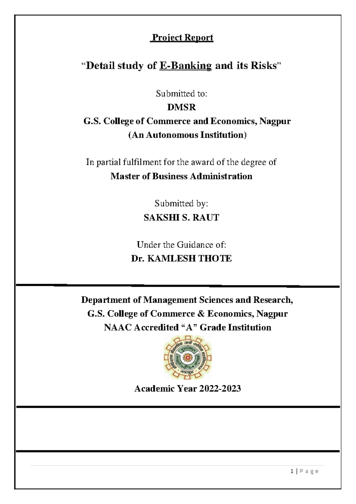 36-Sakshi-Raut - This is the example report for those students who ...